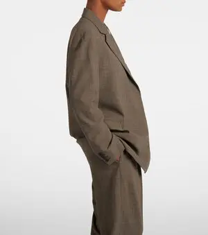 THE ROW Devlin Wool Blazer - Grey