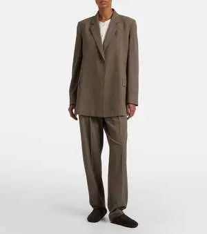 THE ROW Devlin Wool Blazer - Grey