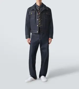 Thom Browne Cropped Straight Jeans - Blue