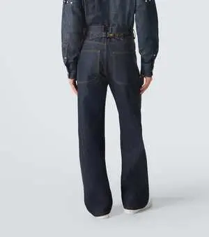 Thom Browne Cropped Straight Jeans - Blue
