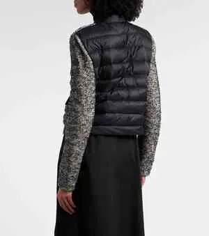 Moncler Down-paneled Wool-blend Jacket