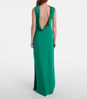 Max Mara Aere Cady Maxi Dress