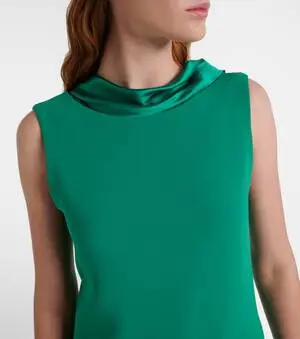 Max Mara Aere Cady Maxi Dress