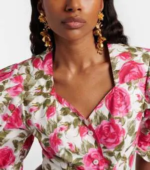Chloé Bouquet Floral Drop Earrings