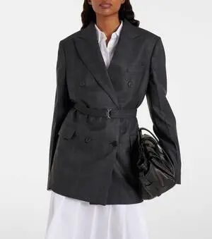 Prada Virgin Wool Double-breasted Jacket