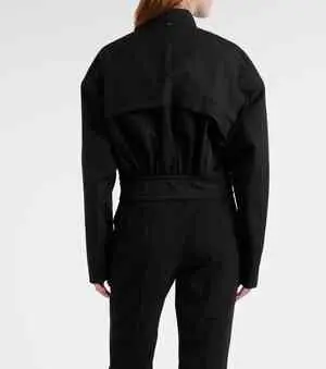 Sportmax Riviera Oversized Cotton Bomber Jacket