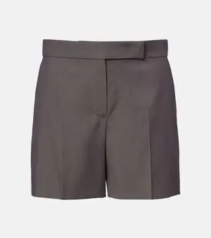 Max Mara Sadunco Virgin Wool Shorts