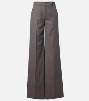 Max Mara Serio Wide-leg Wool Pants