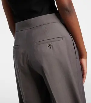 Max Mara Serio Wide-leg Wool Pants