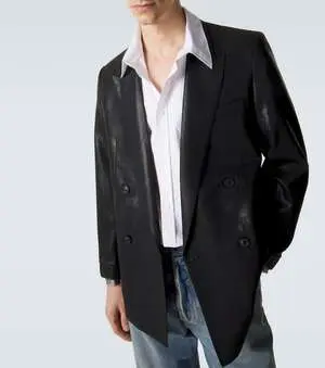 MAISON MARGIELA Double-breasted Virgin Wool Blazer