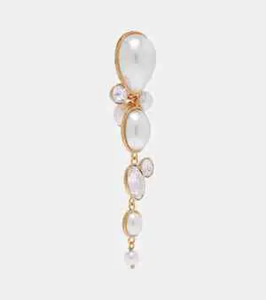 Oscar De La Renta Embellished Clip-on Earrings
