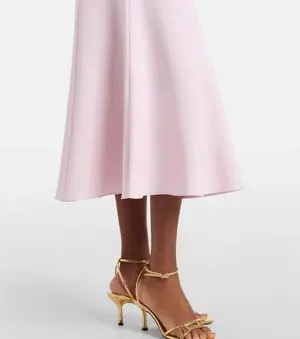 Roland Mouret Draped Cady Midi Dress