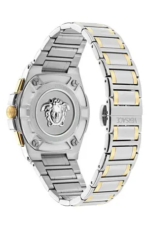 Versace Greca Reaction Chronograph Two-tone Bracelet Watch - Two Tone