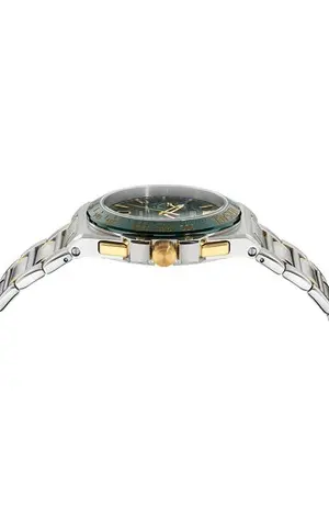 Versace Greca Reaction Chronograph Two-tone Bracelet Watch - Two Tone