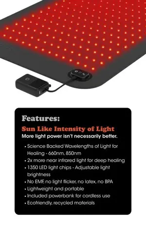 FRINGE Full Body Red Light Mat