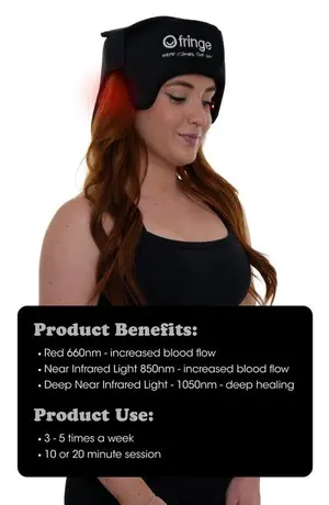 FRINGE Red Light Therapy Head Wrap