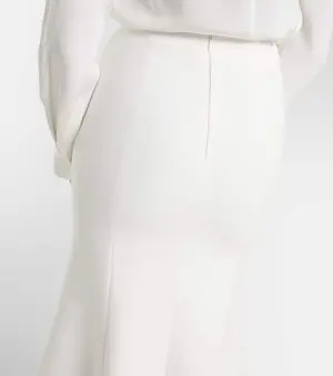 Roland Mouret Crepe Midi Skirt