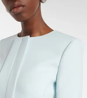 Roland Mouret Peplum Crepe Blazer