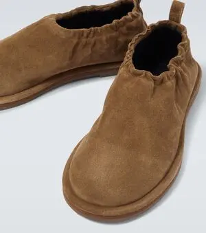 Studio Nicholson Korine Suede Slip-on Shoes - Brown