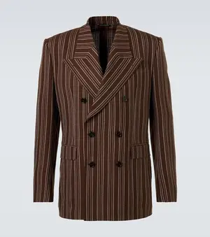 Dolce & Gabbana Striped Double-breasted Blazer