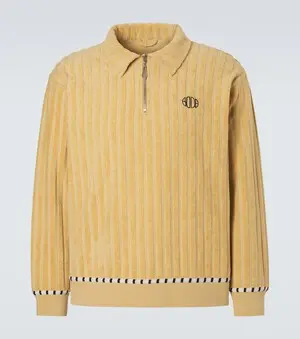 BODE Croquet Ground Terry Half-zip Sweater