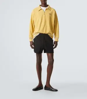 BODE Croquet Ground Terry Half-zip Sweater