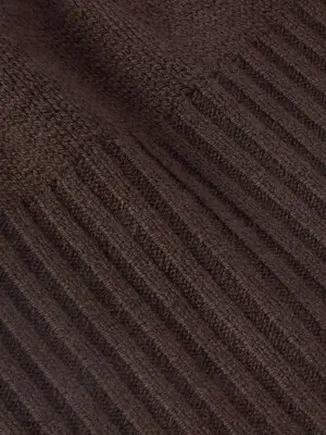 ALLUDE Ribbed Cashmere Beanie