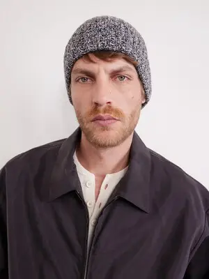 Mr P. Ribbed Wool And Cashmere-blend Beanie