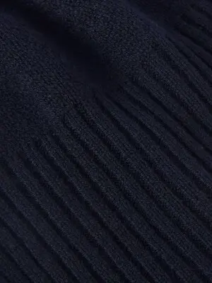 ALLUDE Ribbed Cashmere Beanie
