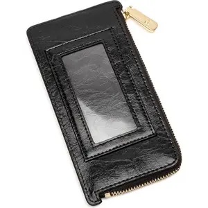 FRANCES VALENTINE Cher Leather Wallet - Black