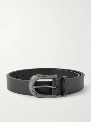 WTAPS 3cm Hoof Recycled-leather Belt