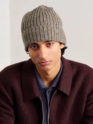 Hartford Ribbed Wool-blend Beanie