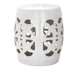 SAFAVIEH Stencil Blossom Garden Stool Valerie - One-color