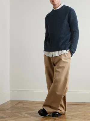 ALLUDE Slim-fit Cashmere Sweater - Blue