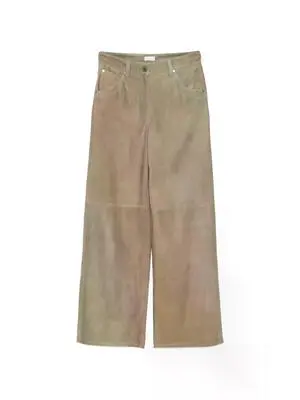 Brunello Cucinelli Panelled Leather Trousers