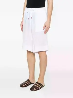 Kiton Drawstring Fastening Shorts - White