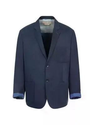 Marni Patch Pocket Two-button Blazer