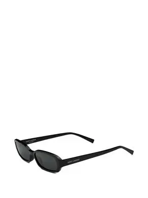 Saint Laurent Oval-frame Sunglasses - Black