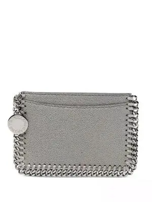 Stella McCartney Logo-pendant Cardholder - Grey