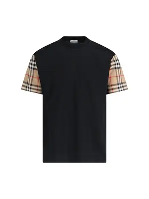 Burberry Vintage Check T-shirt - Black