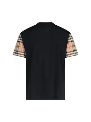 Burberry Vintage Check T-shirt - Black