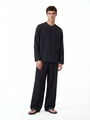 TOM FORD Silk Blend Shirt - Black