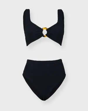 HUNZA Nadine Bikini - Black