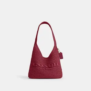 COACH Brooklyn Shoulder Bag 28 - Brass/dark Fuchsia