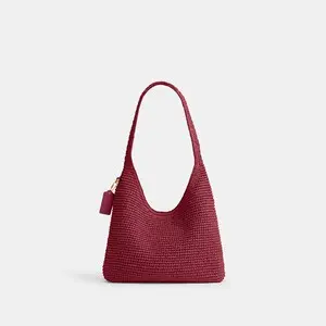 COACH Brooklyn Shoulder Bag 28 - Brass/dark Fuchsia