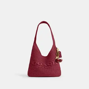 COACH Brooklyn Shoulder Bag 28 - Brass/dark Fuchsia
