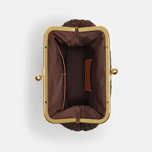 COACH Kisslock Frame Bag 27 - Brass/maple