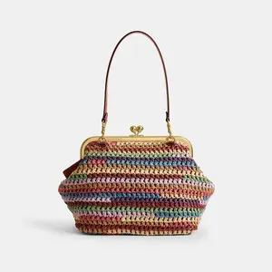 COACH Kisslock Frame Bag 27 - Brass/multi