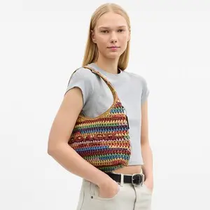 COACH Brooklyn Shoulder Bag 28 - Brass/multi