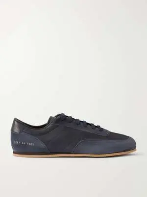 COMMON PROJECTS Minimal Leather And Suede Sneakers